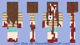 zombie girl Minecraft Skin