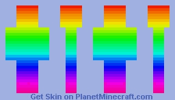 Rainbow Minecraft Skin