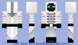 White Cloak Minecraft Skin
