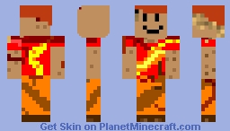 Fire boy Minecraft Skin