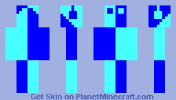blue Minecraft Skin