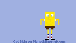 SpongeBOB (2D) Minecraft Skin