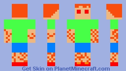 Magma boy Minecraft Skin