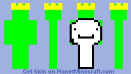 dream king Minecraft Skin