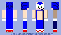 SONIC Minecraft Skin