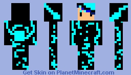 Neon Boy Minecraft Skin