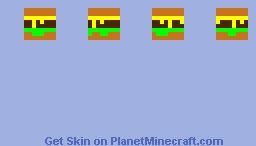 cheeseburger skin Minecraft Skin