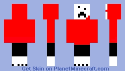 The gaming white creeper Minecraft Skin