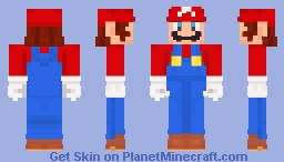 Mario - Super Mario brothers Minecraft Skin