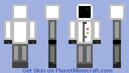 Classic Astronaut Minecraft Skin