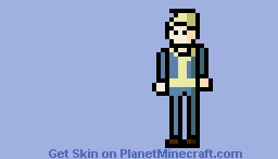 8 bit fallout boy Minecraft Skin