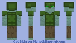Mutant Swamp Warrior Minecraft Skin