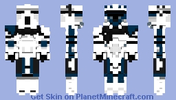 captain rex phase 2 Minecraft Skin
