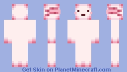 axolotl pink edition Minecraft Skin