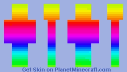 Rainbow Minecraft Skin