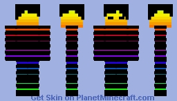 Rainbow Minecraft Skin