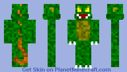 Green Dragon Minecraft Skin