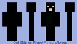 Mask Full Black Minecraft Skin