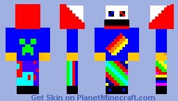fast creeper Minecraft Skin