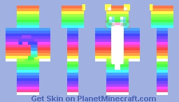 rainbow cat Minecraft Skin