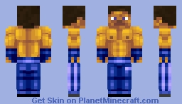 Muscle Steve (super) Minecraft Skin