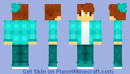 Ryguyrocky Aqua Axolotls mcc31 [ without glasses ] Minecraft Skin