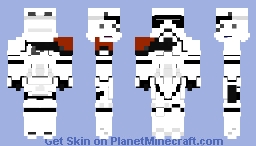 stormtrooper commander Minecraft Skin