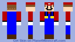 Mario Minecraft Skin