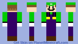 Luigi Minecraft Skin