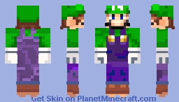 Luigi Minecraft Skin