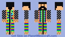 Color Man is Rising Minecraft Skin