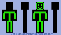 stumble guys glow man Minecraft Skin