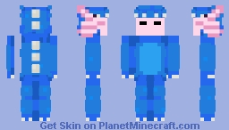 axo-dino Minecraft Skin