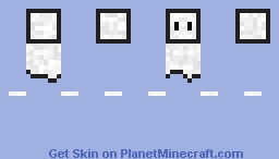 white ghost Minecraft Skin