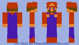 Mario nes 🍄 Minecraft Skin