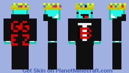 Skeppy + Technoblade Merch Minecraft Skin