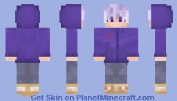 Purple Hoodie Minecraft Skin