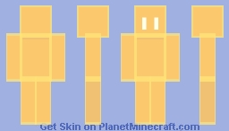 Outline yellow dude Minecraft Skin