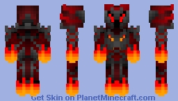 Dark lava Minecraft Skin