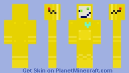 SillyBOT yellow Minecraft Skin