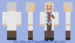 Black Mesa - Scientist Minecraft Skin