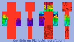 rainbow Minecraft Skin