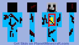 Distorded Thomas Minecraft Skin