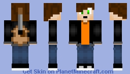 Guitar Kid (Acoustic) Minecraft Skin