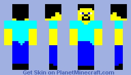 RGB Exteme Steve Minecraft Skin