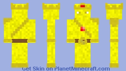 gold king Minecraft Skin