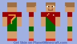 Cristiano Ronaldo Minecraft Skin
