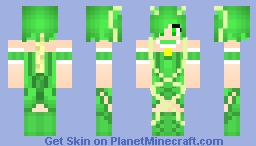 lettuce midorikawa/mew mew lettuce Minecraft Skin