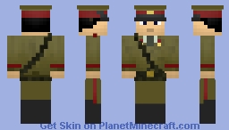 Soviet soldier Minecraft Skin