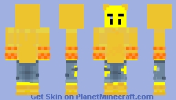 yellow Minecraft Skin